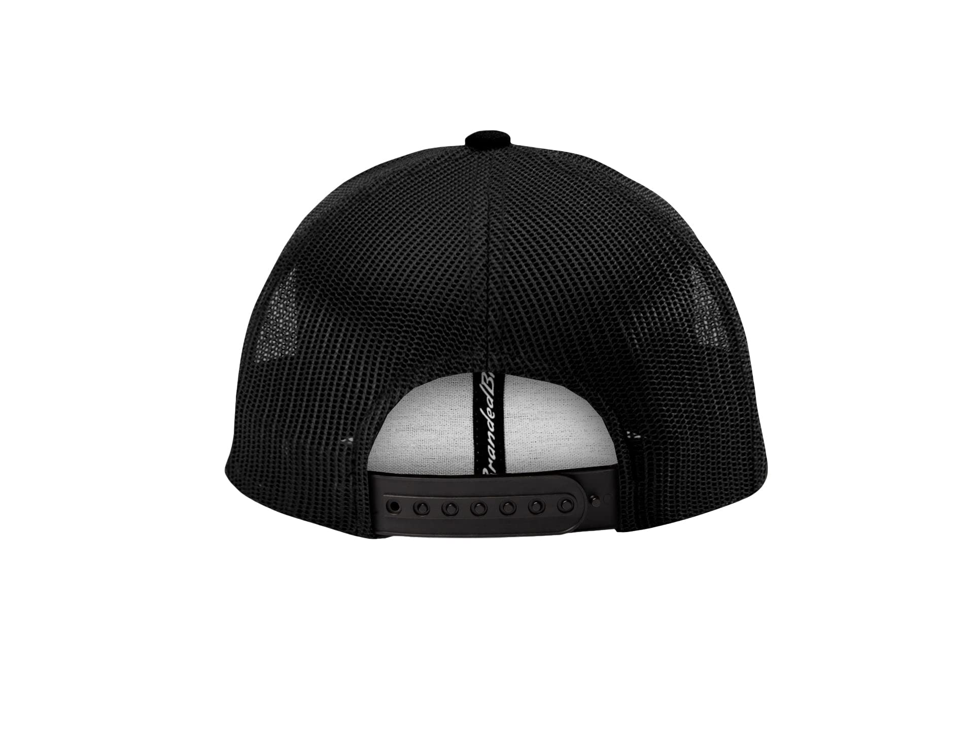 Branded Bills New Mexico Curved Trucker State Midnight Black/Black