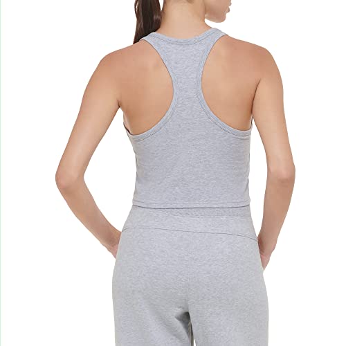 Calvin Klein Performance Women's Calvin Klein Basic Racerback Top, Pearl Grey Heather