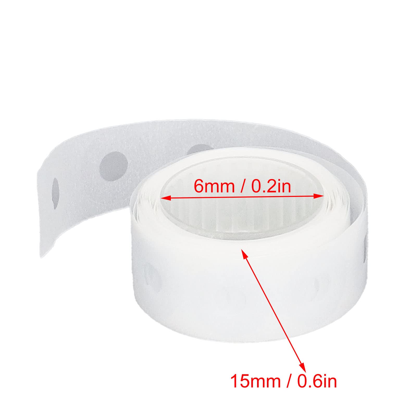 Hole Punch Reinforcers Stickers DIY Production PVC Waterproof Simple Reinforcement Labels for DIY Photo Albums Decoration Notebook Stickers (Transparent)