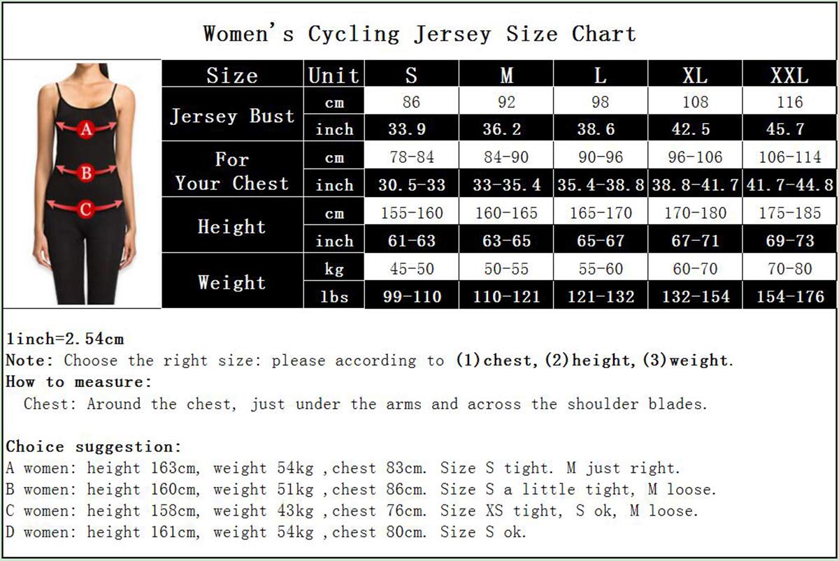 Cycling Jersey Women, Bike Jersey Shirts Quick Dry Short Sleeve Ladies Bicycle Tops