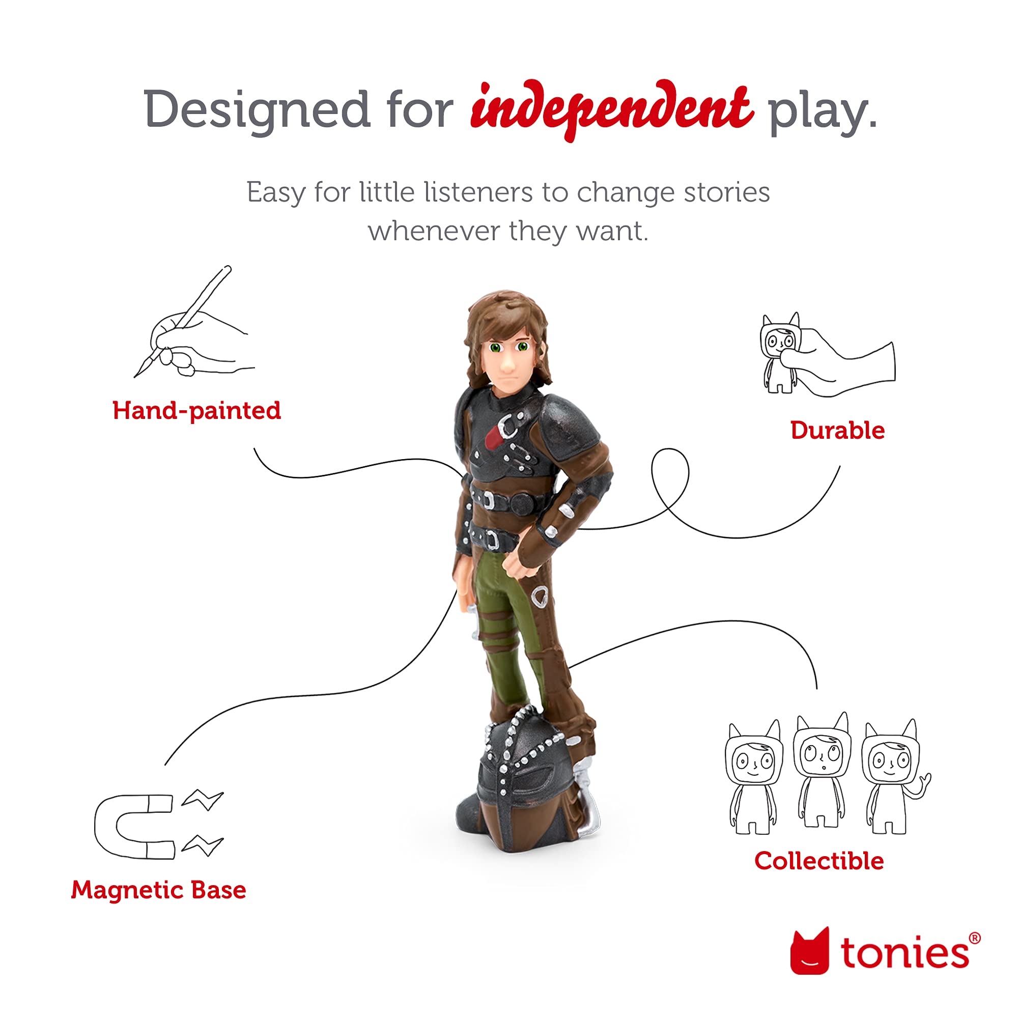 Tonies Hiccup Audio Play Character from How to Train Your Dragon Kids