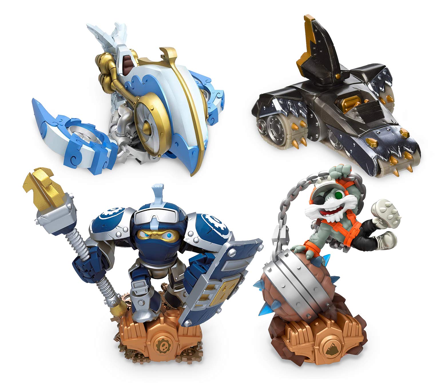 Skylanders SuperChargers Vehicles and Drivers (Jet Stream / Shark Tank / High Volt / Smash Hit) (No Retail Package)