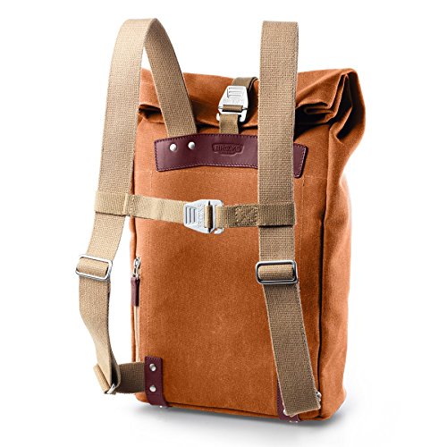 Brooks England Pickwick Day Pack, Goose Beak/Maroon, Small/12 L