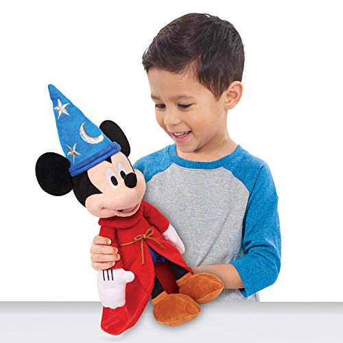 Mickey Mouse 90th Anniversary The Sorcerer's Apprentice 14" Musical Plush, Amazon Exclusive