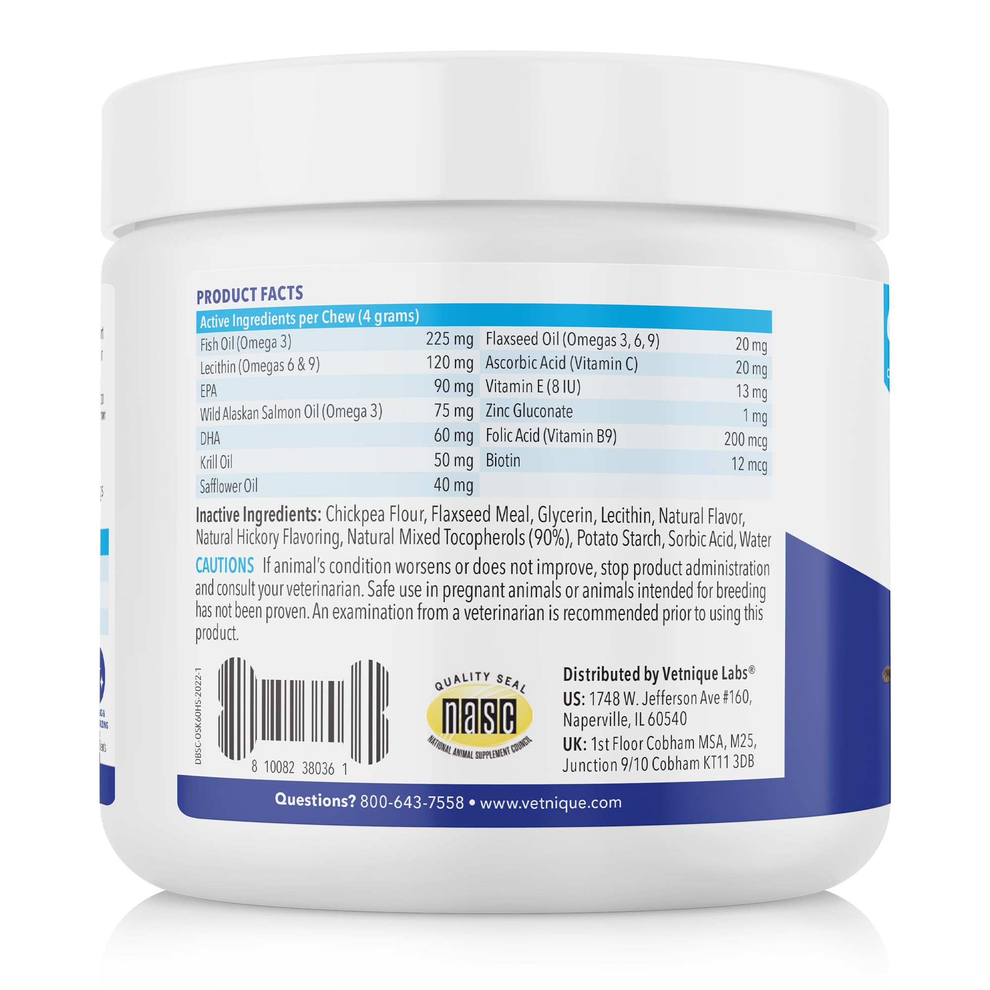 Glandex Anal Gland Support Chews 30 Ct and Dermabliss Omega & Skin Supplement for Dogs 60 Ct Bundle| Peanut Butter, Savory Salmon, Probiotic for Dogs, Itch Relief for Dogs