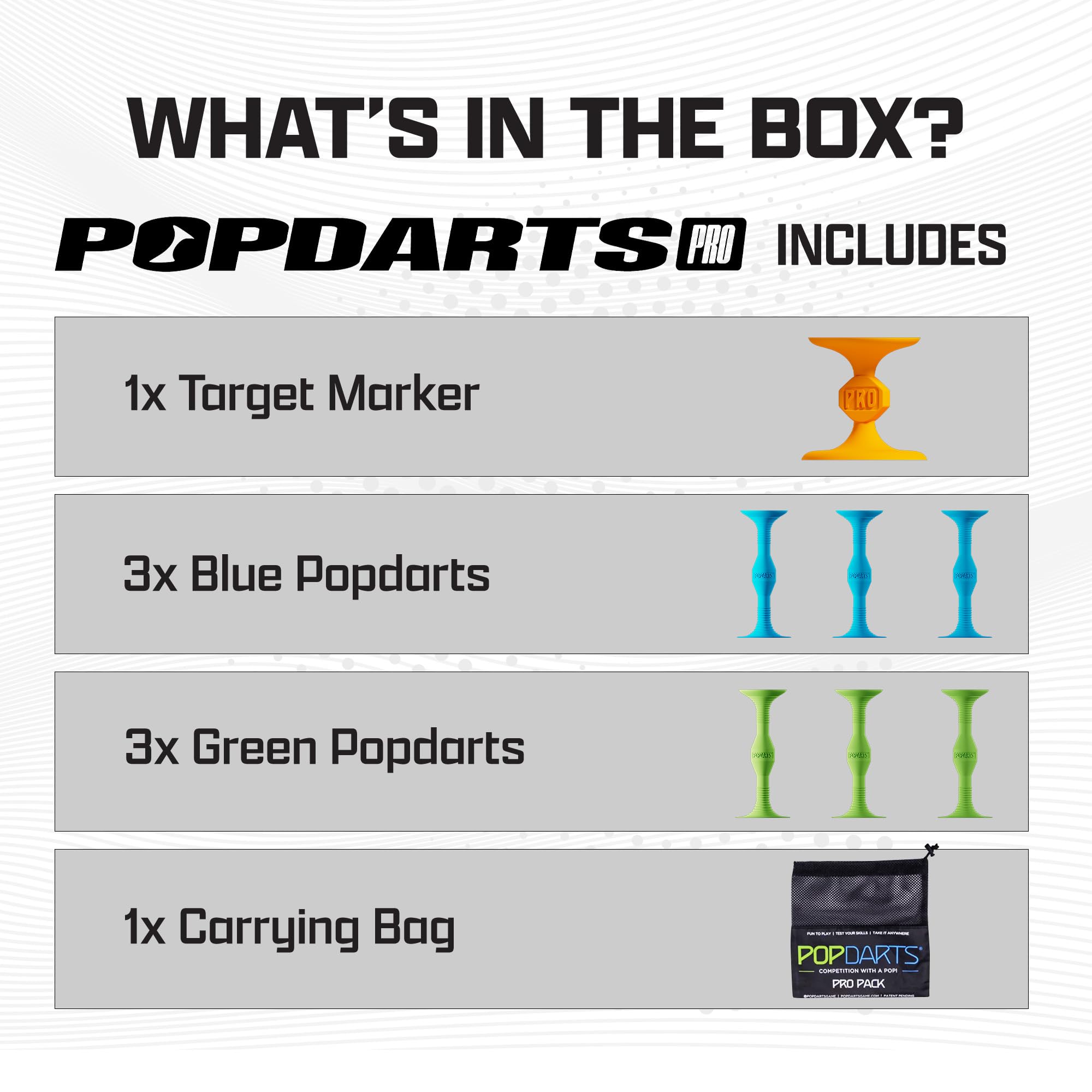 Popdarts Pro Pack (Blue and Green) - Indoor, Outdoor Suction Cup Throwing Game - Competition with a POP