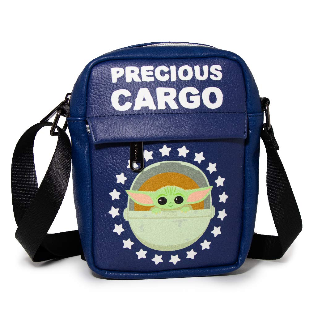 Star Wars Bag, Crossbody, the Mandalorian, the Child, Baby Yoda Precious Cargo, Vegan Leather
