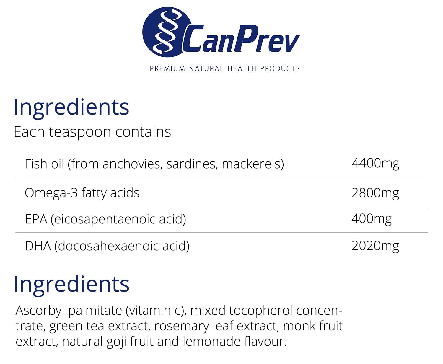 CANPREV High DHA 1:5 Omega Pro, 200 ML