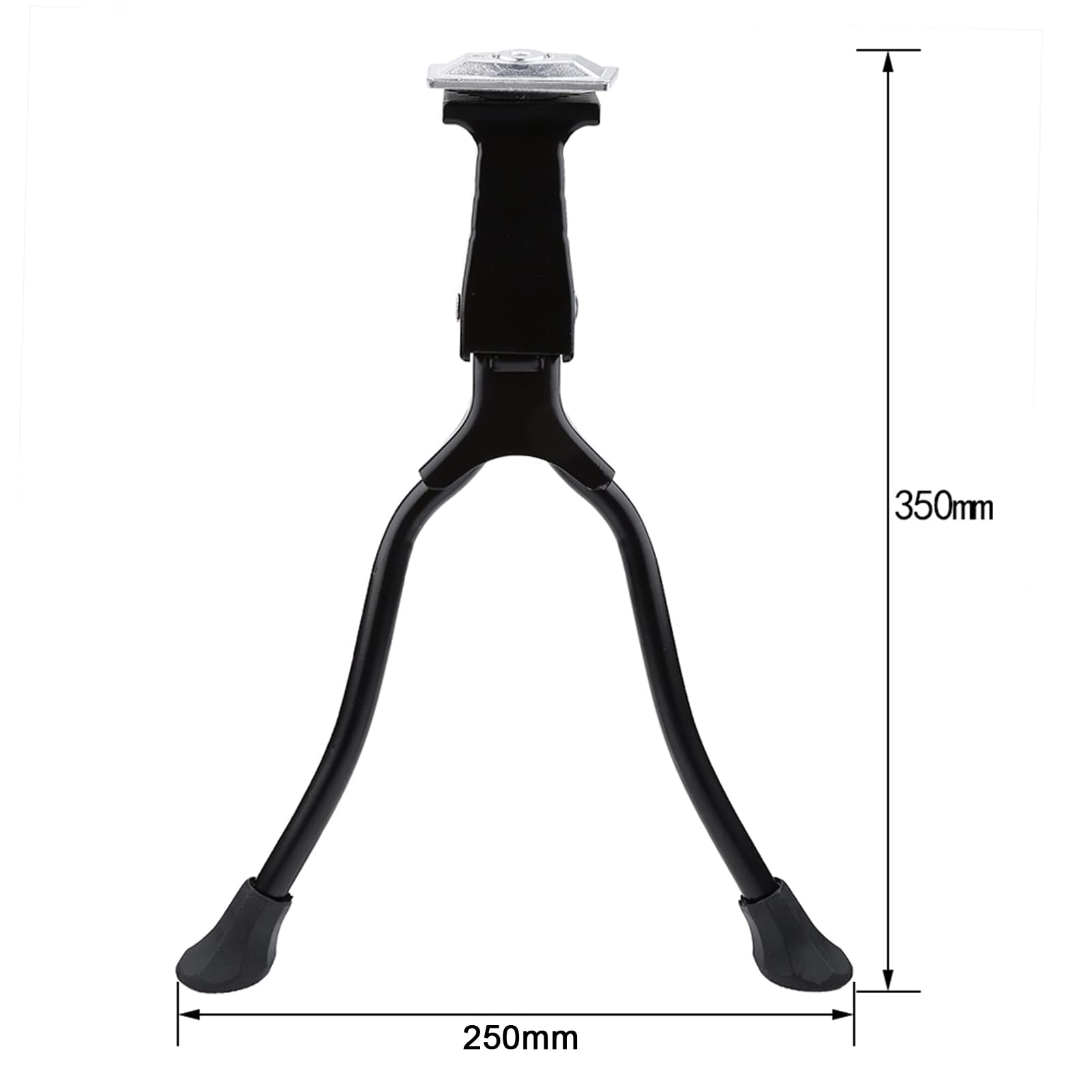 Bike Repair Stand Double Kickstand Floor Adjustable Road Bicycle Double Legs Parking Rack for Mount Road Bicycle 350mm x 250mm