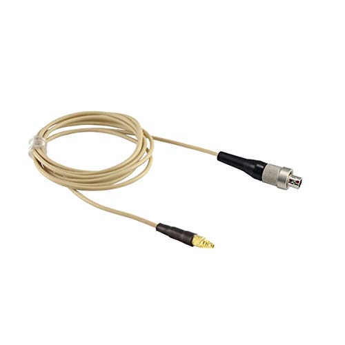 HIXMAN DE6C-S3 Replacement Cable for Countryman E6 Microphones Fits Sennheiser Shure WisyCom Bodypack Transmitters