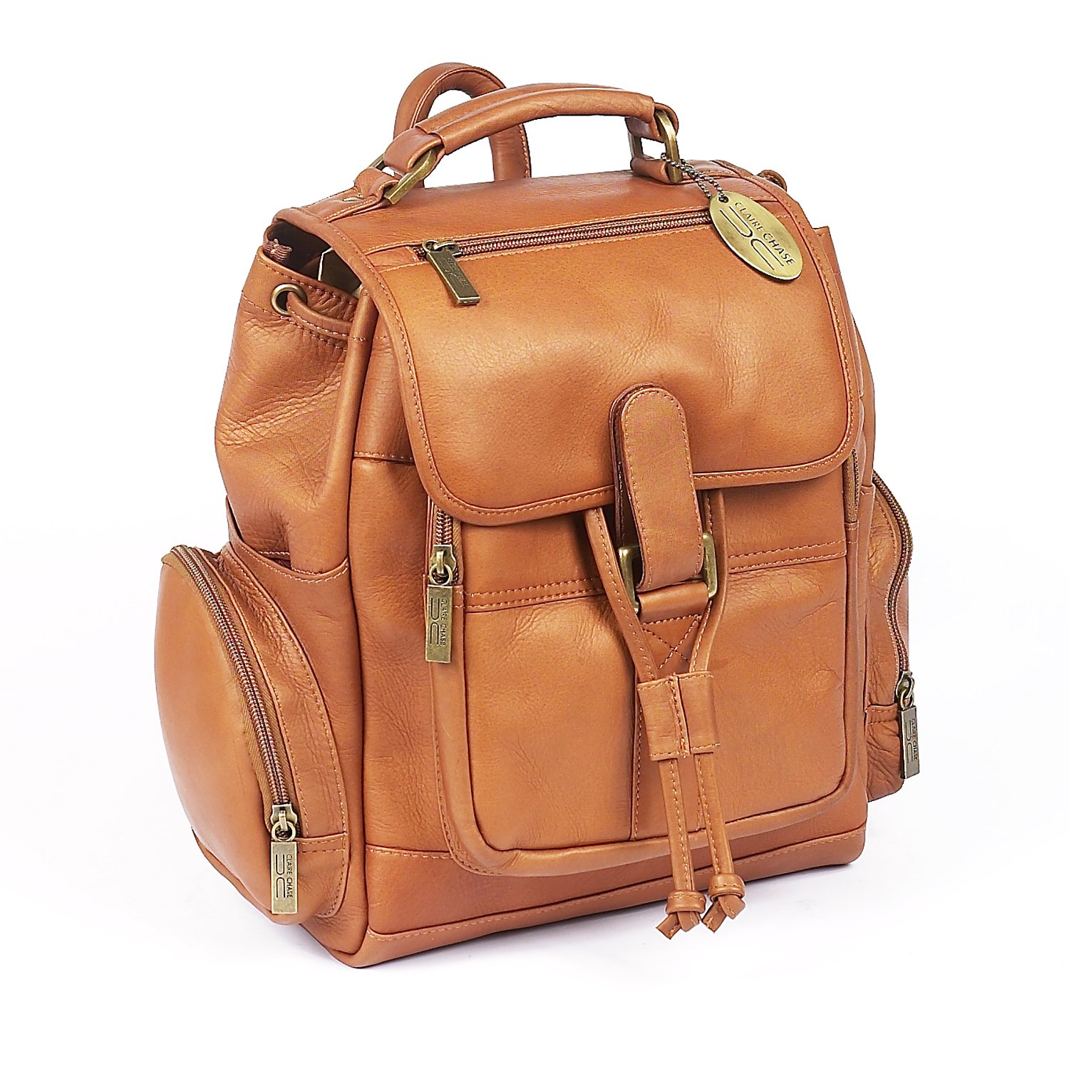 Claire Chase Uptown Back Pack, Saddle, One Size