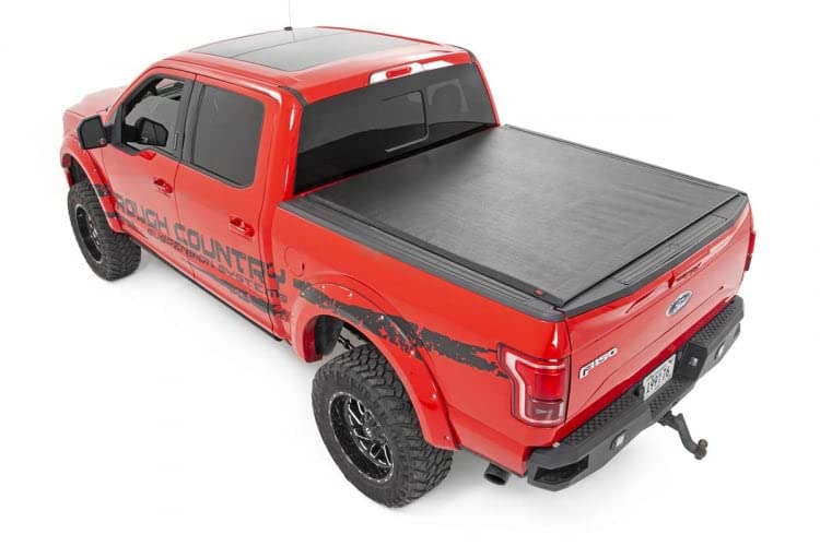 Rough Country Soft Roll-Up Bed Cover for 15-22 Ford F-150 | 5'5" - 48220550
