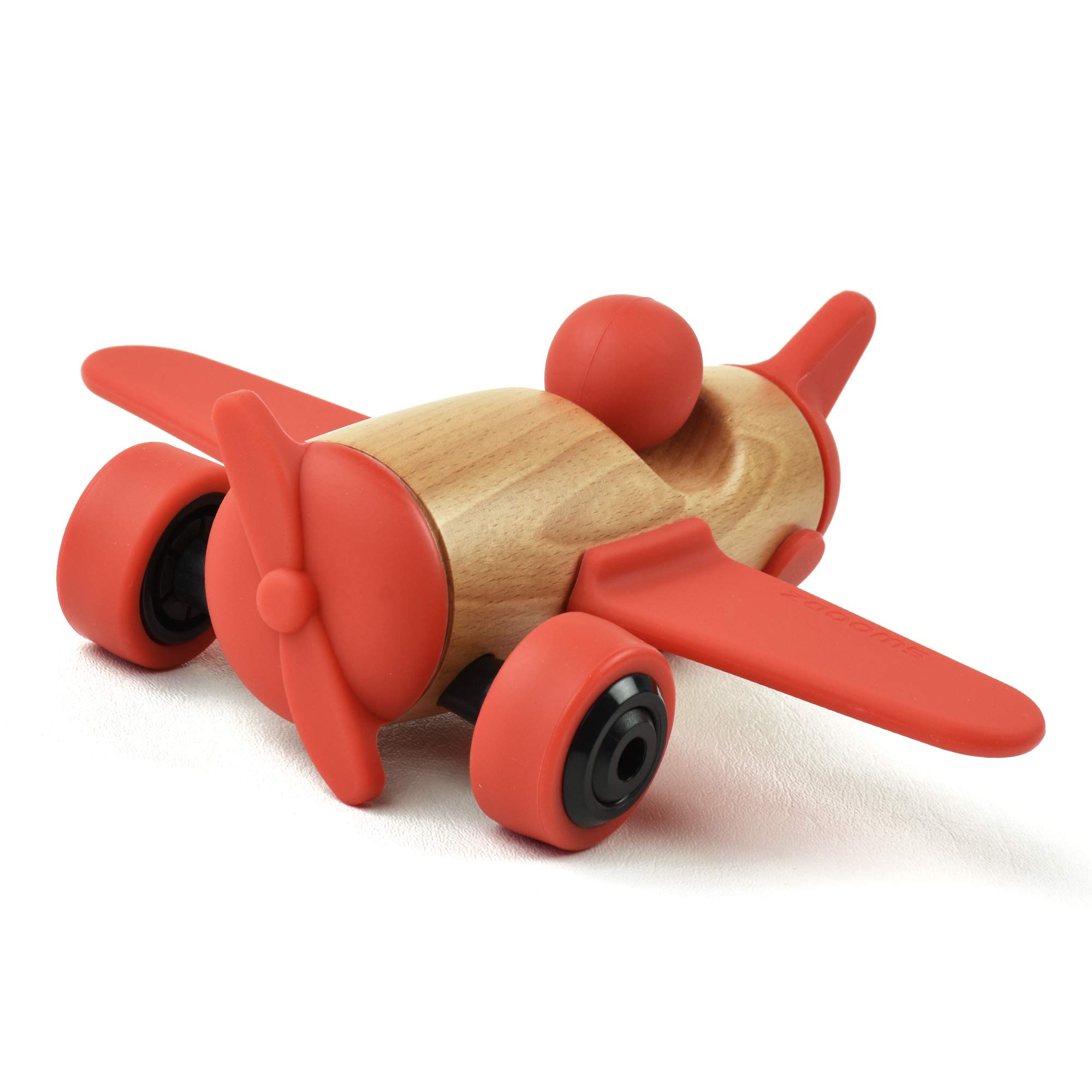 SWOODZ Wooden Toy Vehicles, Take Apart Plane, Assembly Wooden Toys, Wooden Plane, STEM Learning Gifts for 3 4 5 6 Year Olds, Kids, Toddlers, Boys, Girls, Children