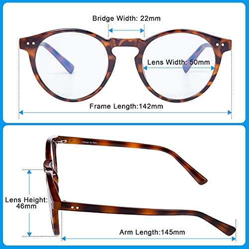 BETBE Blue Light Blocking Glasses for Women & Men - Anti Eye Strain Computer Gaming Glasses