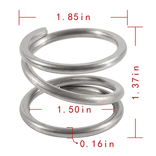 Deecaray 272400 Compression Spring,Compatible with HiFlow Pool and Spa 2" Valve,Also Compatible with HiFlow Six-Way 1-1/2" Multiport Pool and Spa Valve