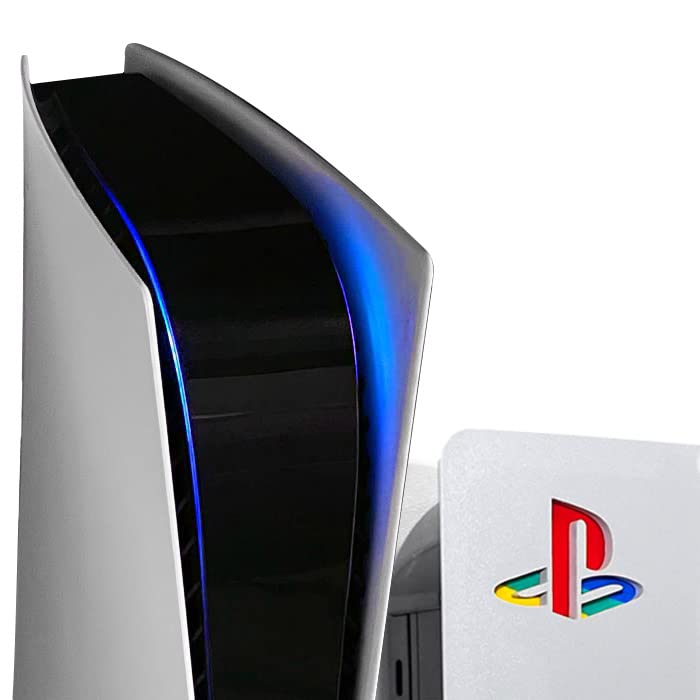 Power Light Decal and Underlay Sticker Combo for PS5 Playstation 5 (Blue)