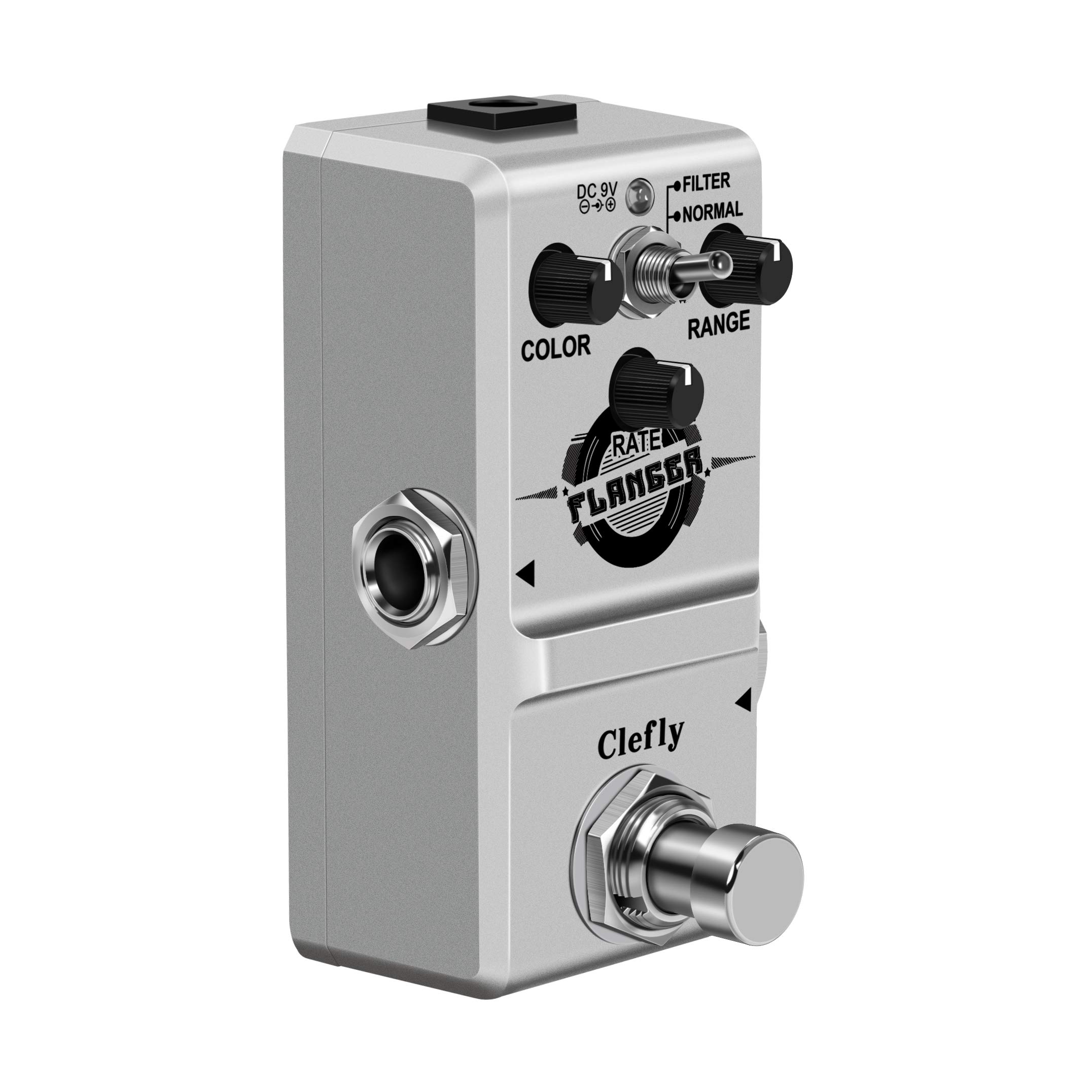 Clefly Nano Guitar Flanger Pedal for Electric Guitar Bass True Bypass 2 Modes