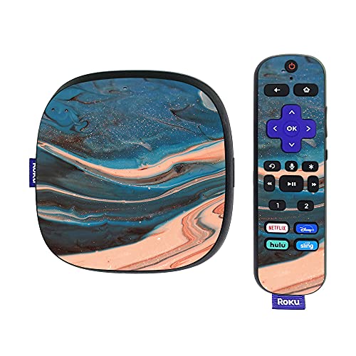 MightySkins Skin Compatible with Roku Ultra HDR 4K Streaming Media Player (2020) - Sea Dunes | Protective, Durable, and Unique Vinyl Decal wrap Cover | Easy to Apply | Made in The USA