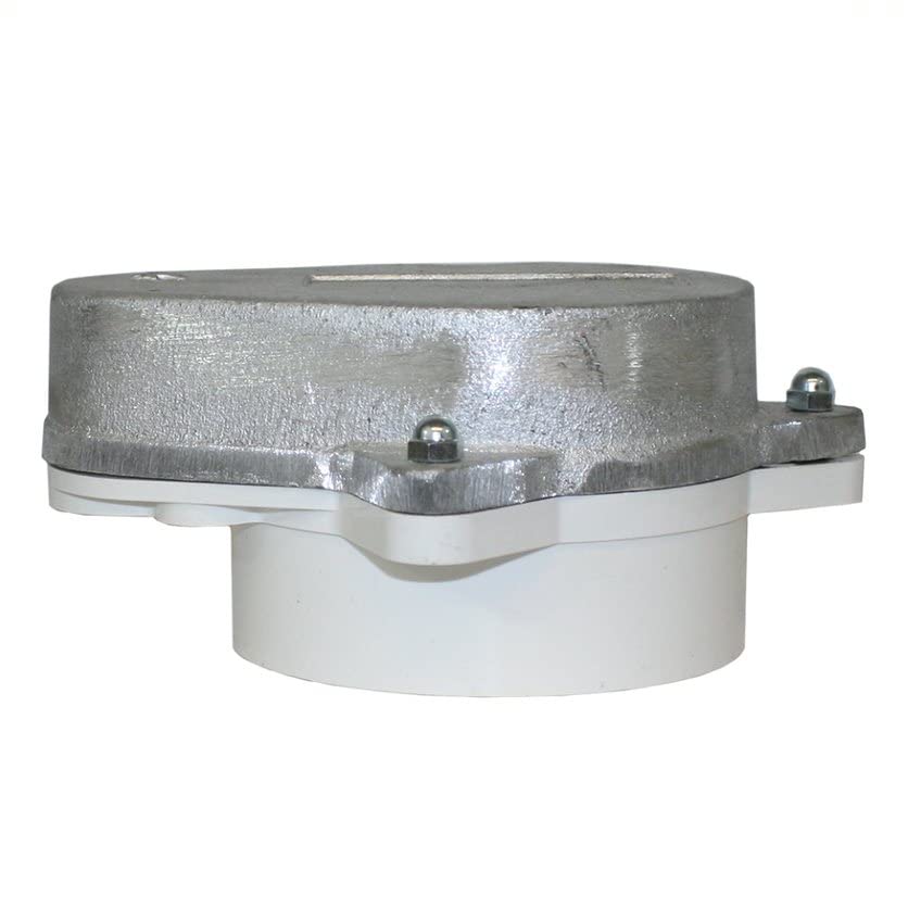 Merrill MFG 5" Watertight Sanitary Aluminum, ABS well cap, Seal