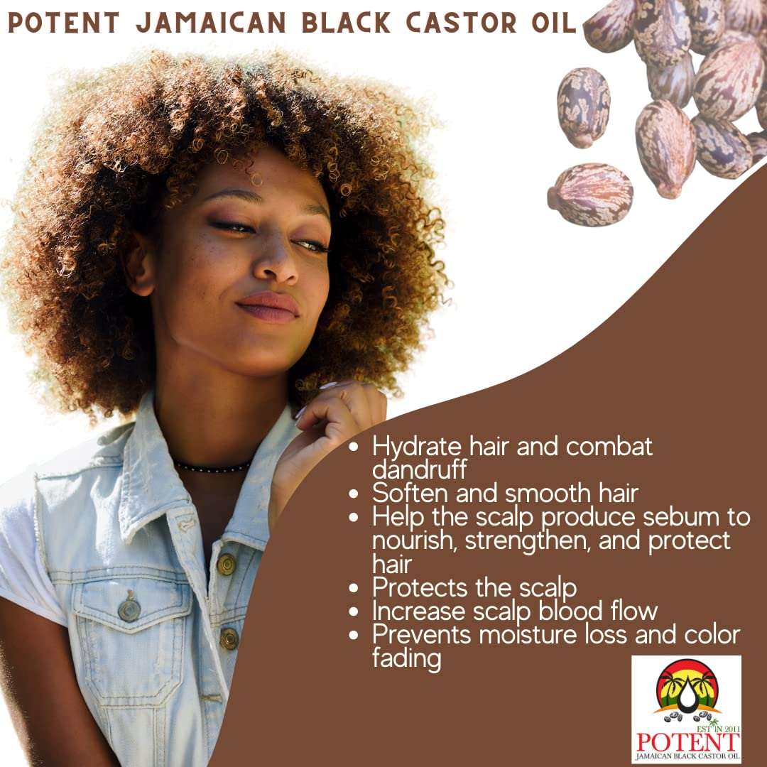 Therapeutic Potent Jamaican Black Castor Oil Scalp Treatment (SLOW GROWING HAIR)