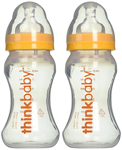 Thinkbaby BPA Free Vented Baby Bottles (9 ounce) (2 pack)