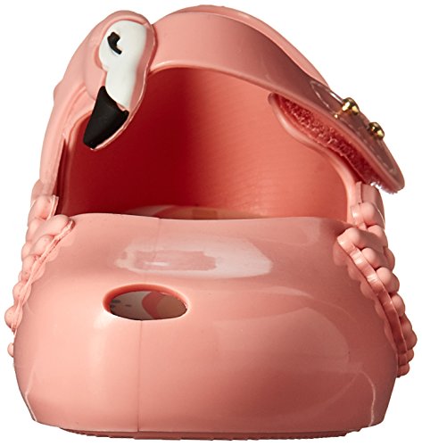 Mini Melissa Baby-Girl's Mini Ultragirl Theme Ballet Flat, Pink Candle, 6 Medium US Toddler
