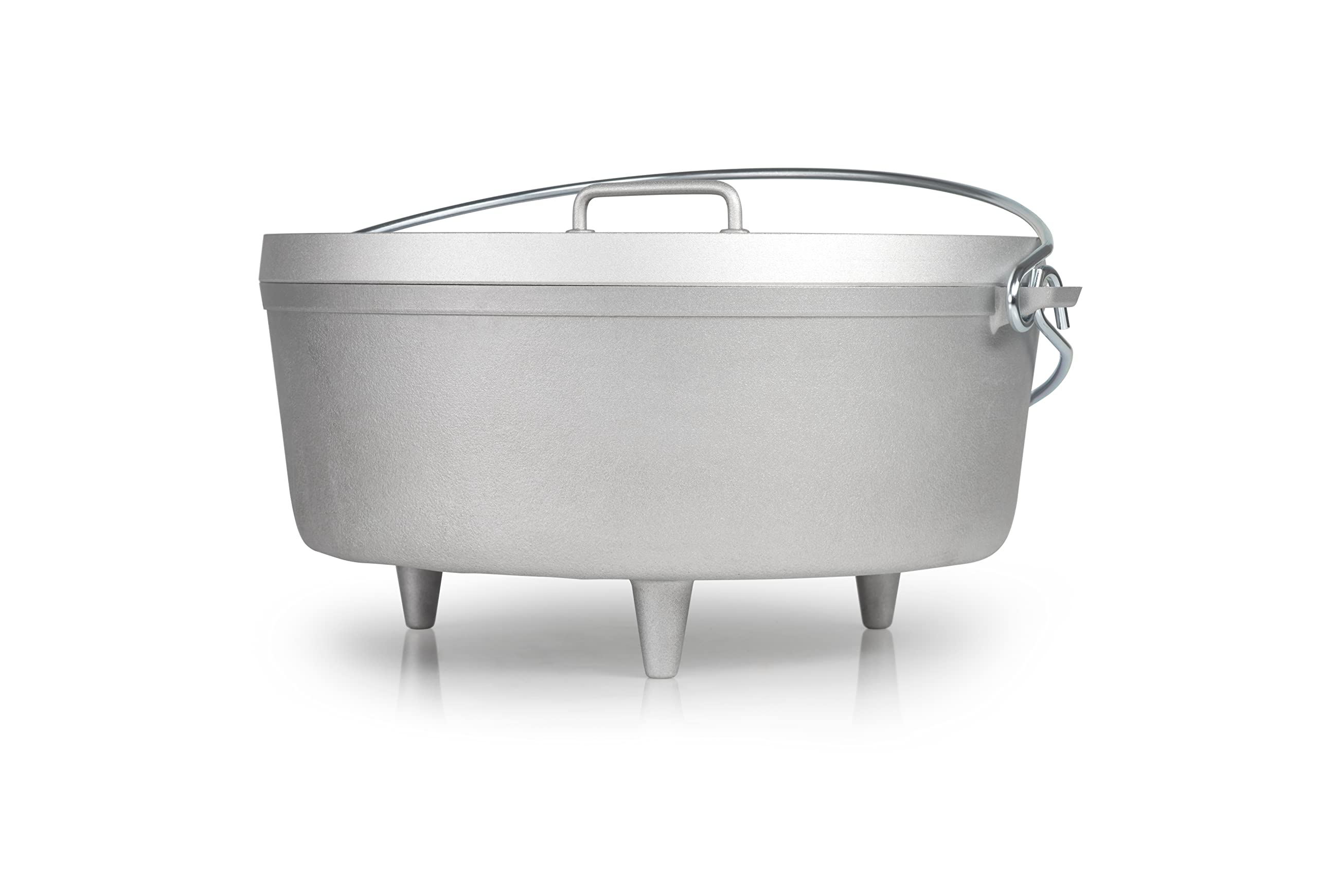 GSI Outdoors Aluminum 12' Dutch Oven | Dutch Oven with Fixed Legs for Camping, Cabin and Home Kitchen