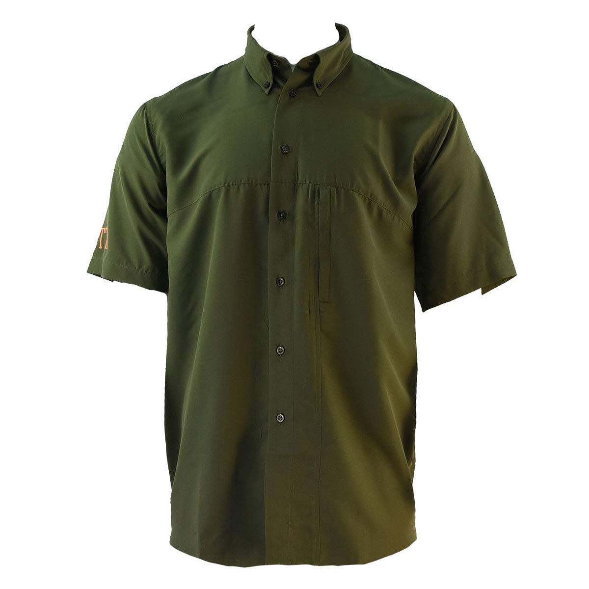 Beretta Men's Breathable Hunting Sun Protection Short Sleeve Buzzi Shooting Shirt, Green, Large