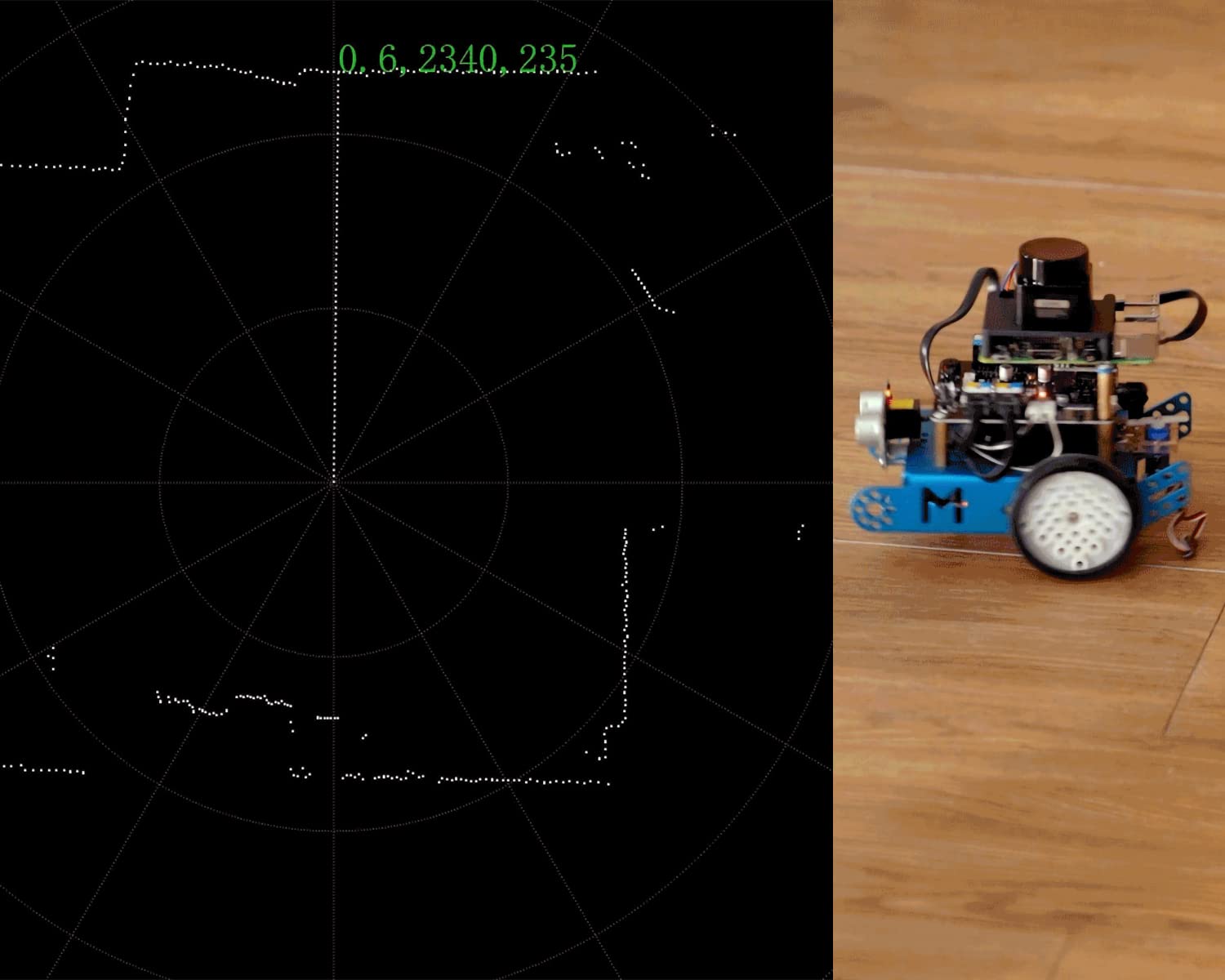 innomaker DTOF LiDAR Time-of-Flight Lidar STL-19P, 360 Degree Omni-Directional Laser Scanning,Anti-Glare 60000Lux, 5000Hz ranging Frequency, 12m Radius ranging, Support ROS/ROS2