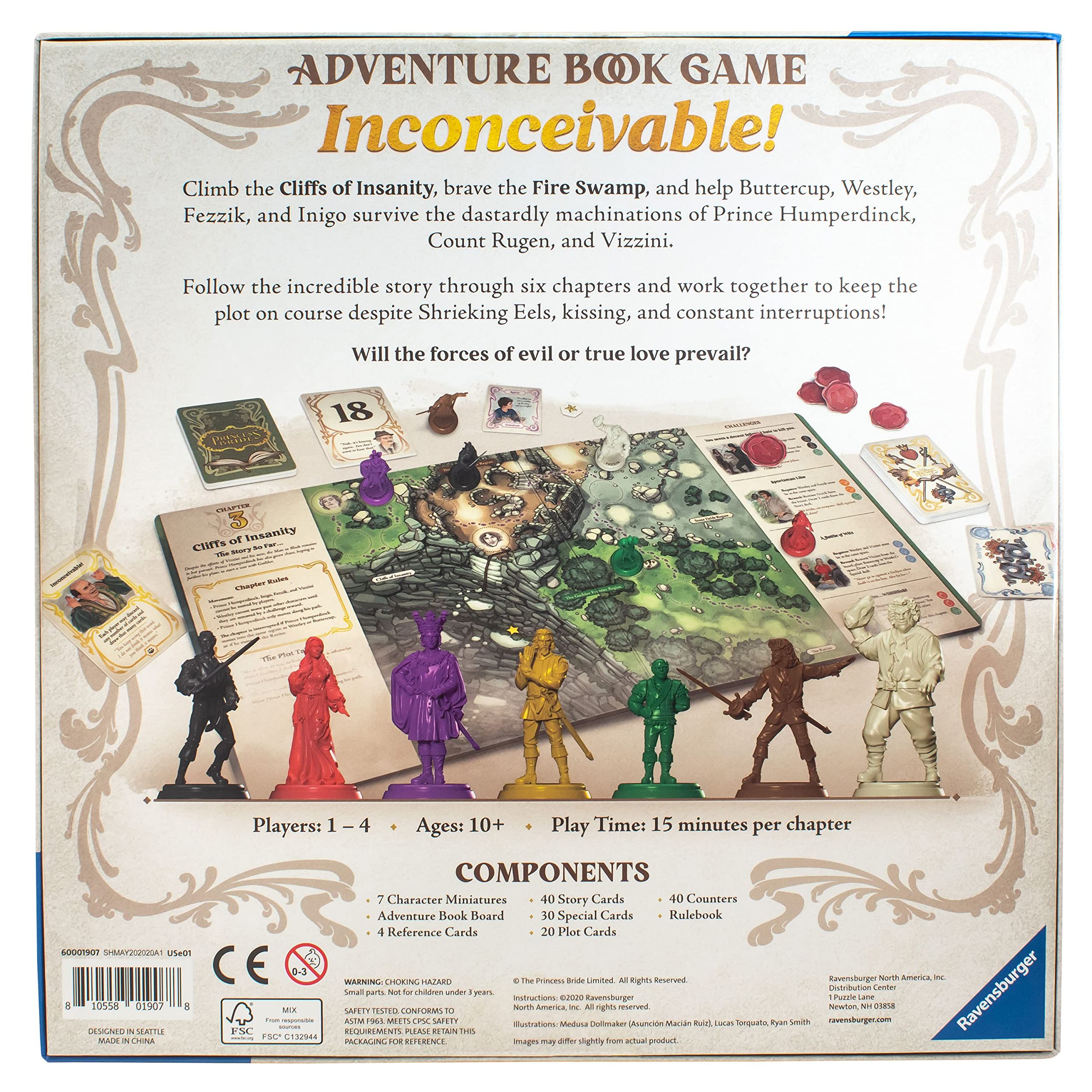Ravensburger Princess Bride Adventure Book Game | Interactive and Engaging Gameplay for Fans of The Movie | for Ages 10 & Up
