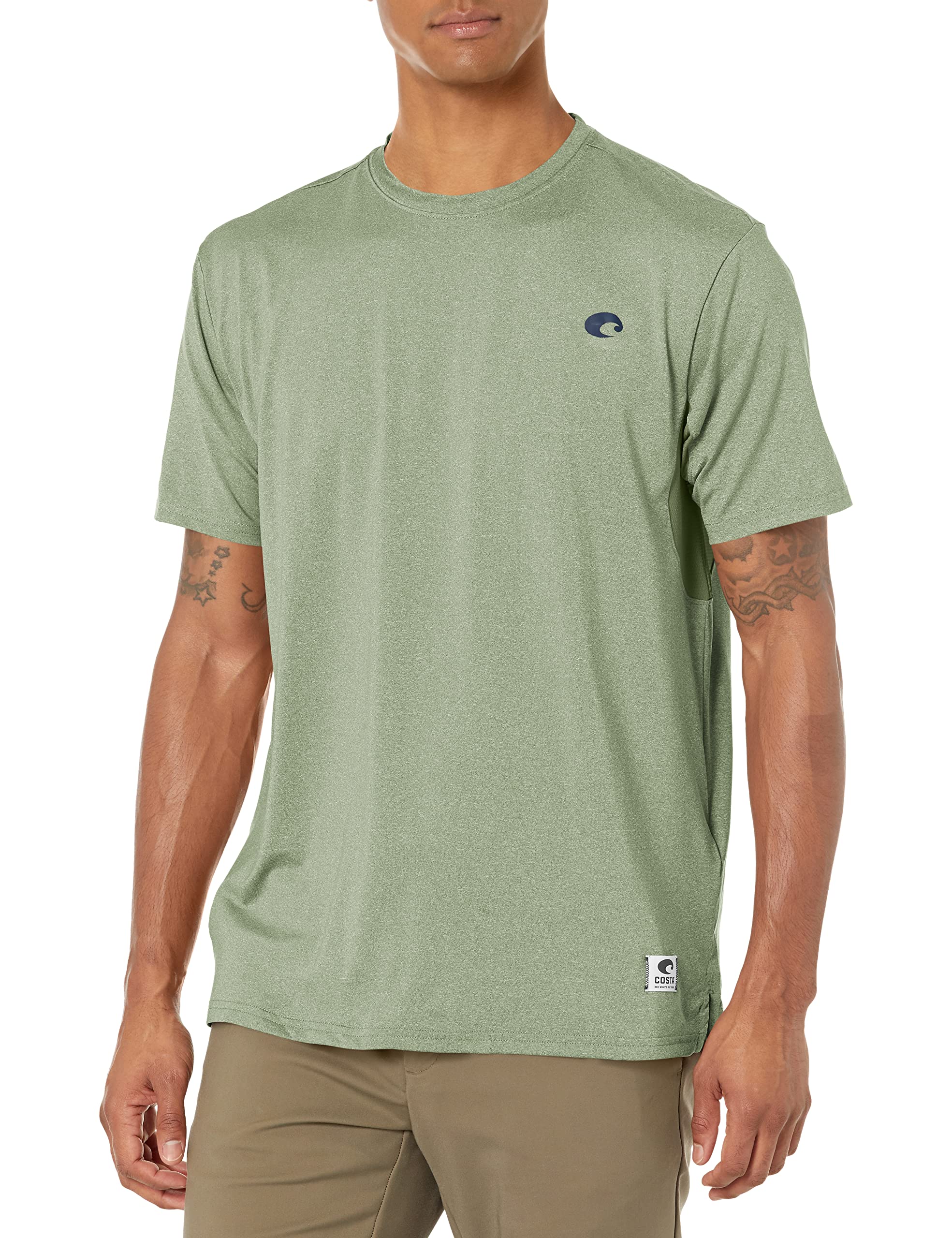 Costa Del Mar Voyage Performance Technical Crew Short Sleeve Shirt
