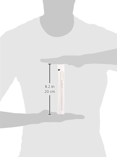Globe Scientific 135038-100 LDPE Graduated Transfer Pipet, Large Bulb, Sterile, Individually Wrapped, Cellophane Wrap, 155mm Length, 7.0mL Capacity (Pack of 100)