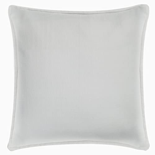 Fab Habitat Outdoor Premium Recycled Plastic Pillow - Waterproof, Fade Resistant - Striped - Patio, Porch, Deck, Balcony - Cancun - Turquoise & Moss Green - 20" x 20"