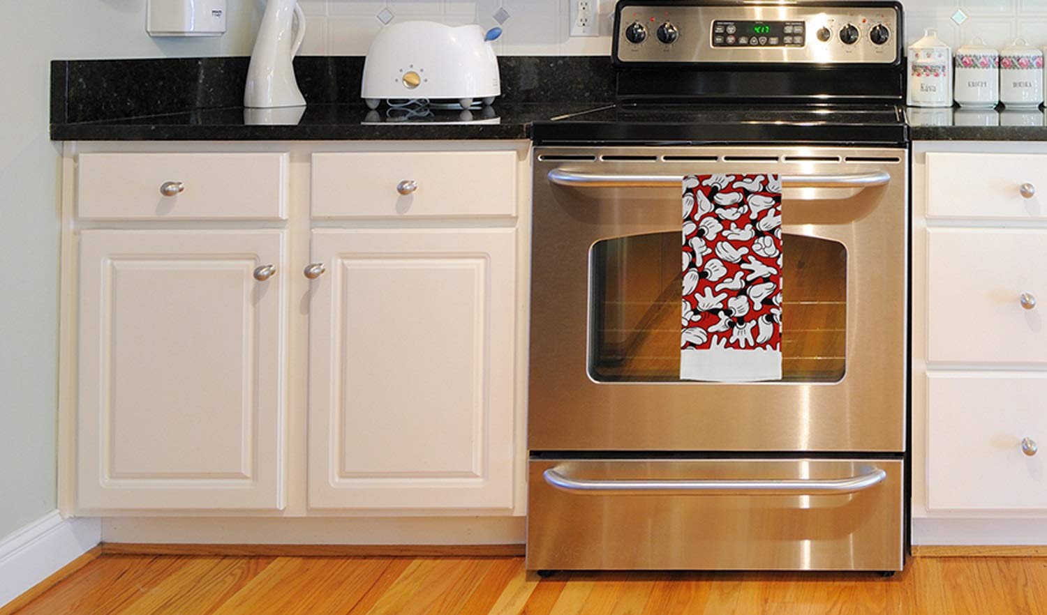 Disney 100% Cotton Kitchen Towels, 2pk, Perfect for Drying Dishes & Hands, Absorbent, Light Weight, and Adorable