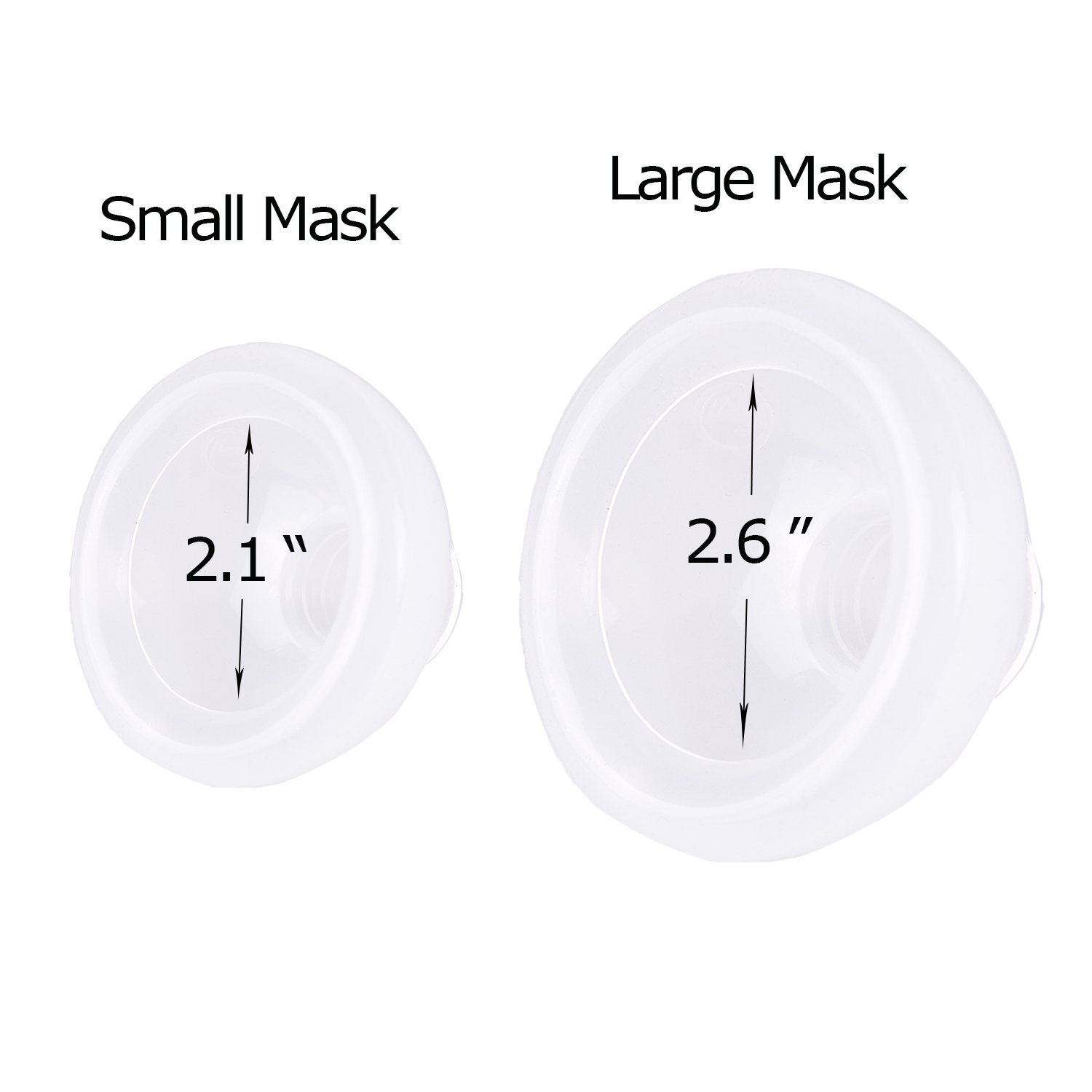 Free-Space Dog Inhaler Spacer,Specifically Designed for Dogs,with Round Shape Silicone Mask,Dog Aerosol Chamber Include 2 Mask for Best Fit(for Dog)