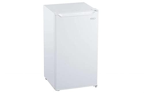 Danby DAR032B1WM 3.2 Cu.Ft. Mini Fridge In White - Free-Standing All Fridge For Bedroom, Living Room, Kitchen, Dorm