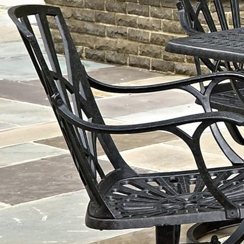 homestyles 6660-53 Outdoor Swivel Rocking Chair, Charcoal