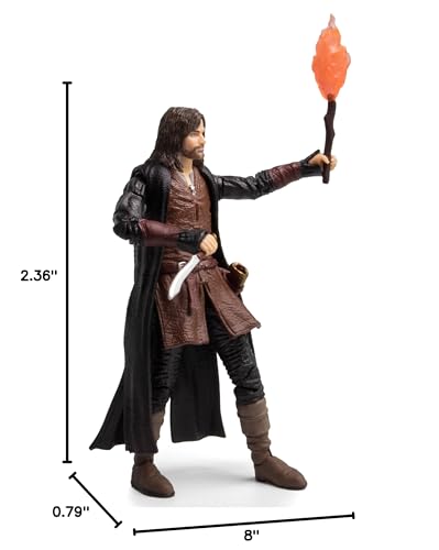 The Loyal Subjects - Lord of The Rings Aragorn BST AXN 5" Action Figure with Accessories