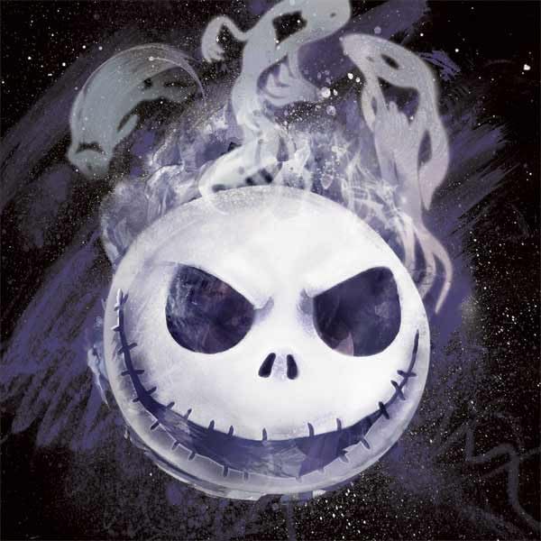 Skinit Decal Gaming Skin Compatible with PS5 Console - Officially Licensed Disney The Nightmare Before Christmas Jack Skellington Face Art Design