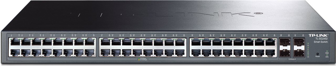 TP-Link 48-Port Gigabit Smart Switch with 4-SFP Slots (TL-SG2452)