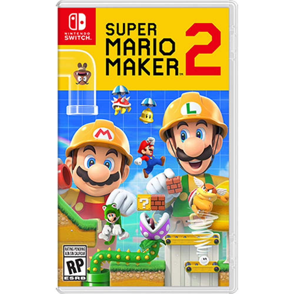Nintendo Switch 32 GB Console w/ Neon Blue & Red Joy-Con (HACSKABAA) Bundle with Nintendo Mario Kart 8 Deluxe + Super Mario Party + Super Mario Maker 2 + Nintendo Switch Minecraft + More