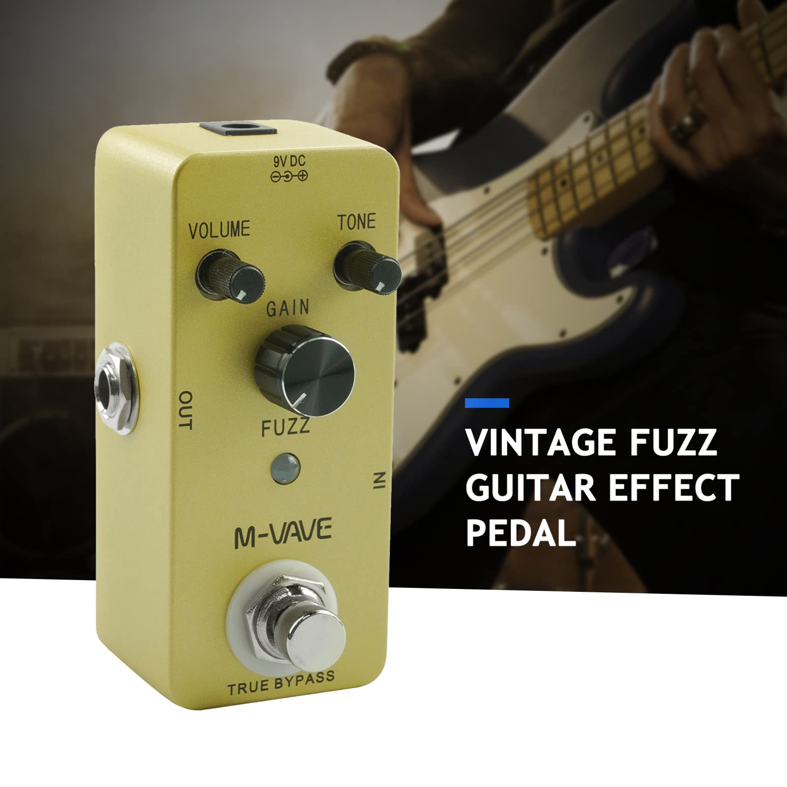 Btuty Fuzz Guitar Effect Pedal Zinc Alloy Shell True Bypass