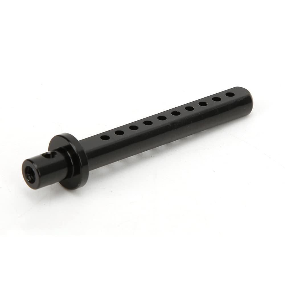 RC Car Shell Column, 4Pcs Remoted Control Model Car Accessory RC Car Shell Column Standoff Pillar with 8Pcs R Pins for SCX10 1/10 RC Crawler Kids Toy Car Upgrade Parts(Black) Car Model Accessories
