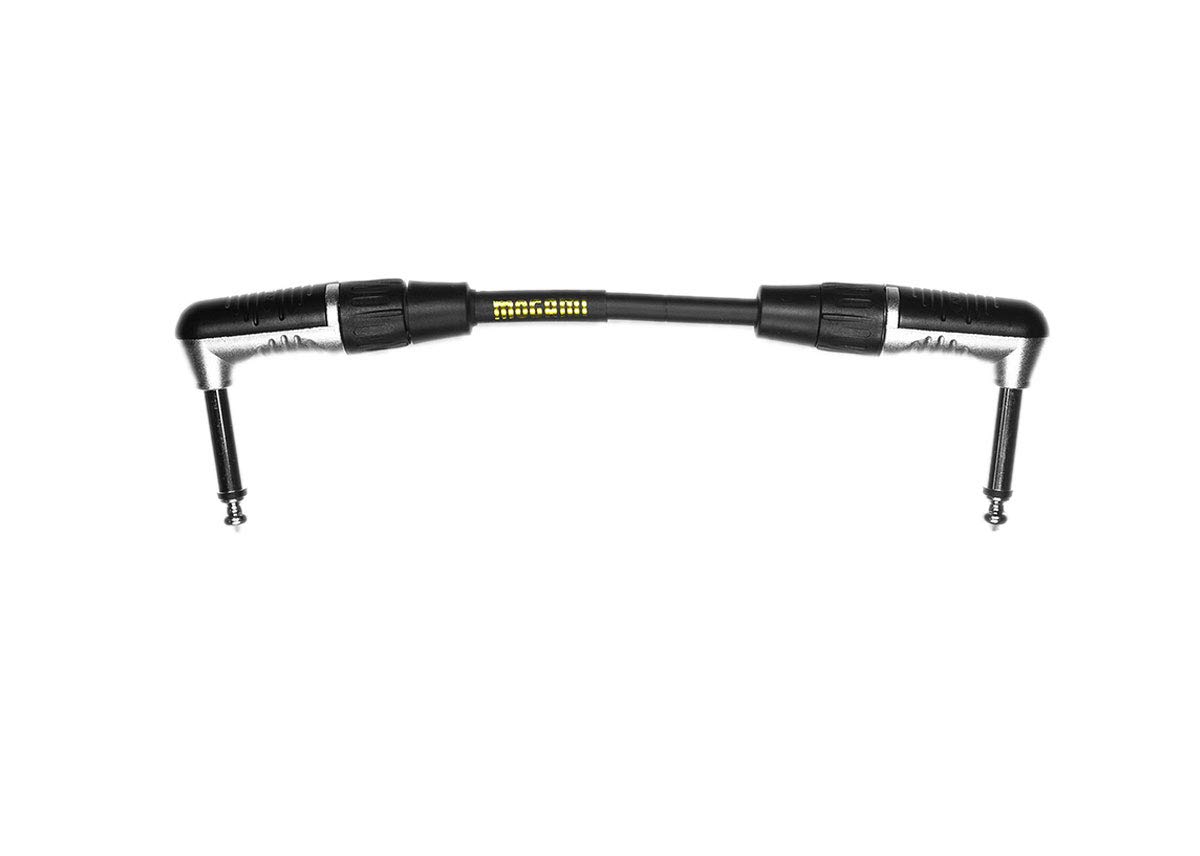 Mogami CorePlus Rt Angle TS - Rt Angle TS Instrument Cable - 6 Inches