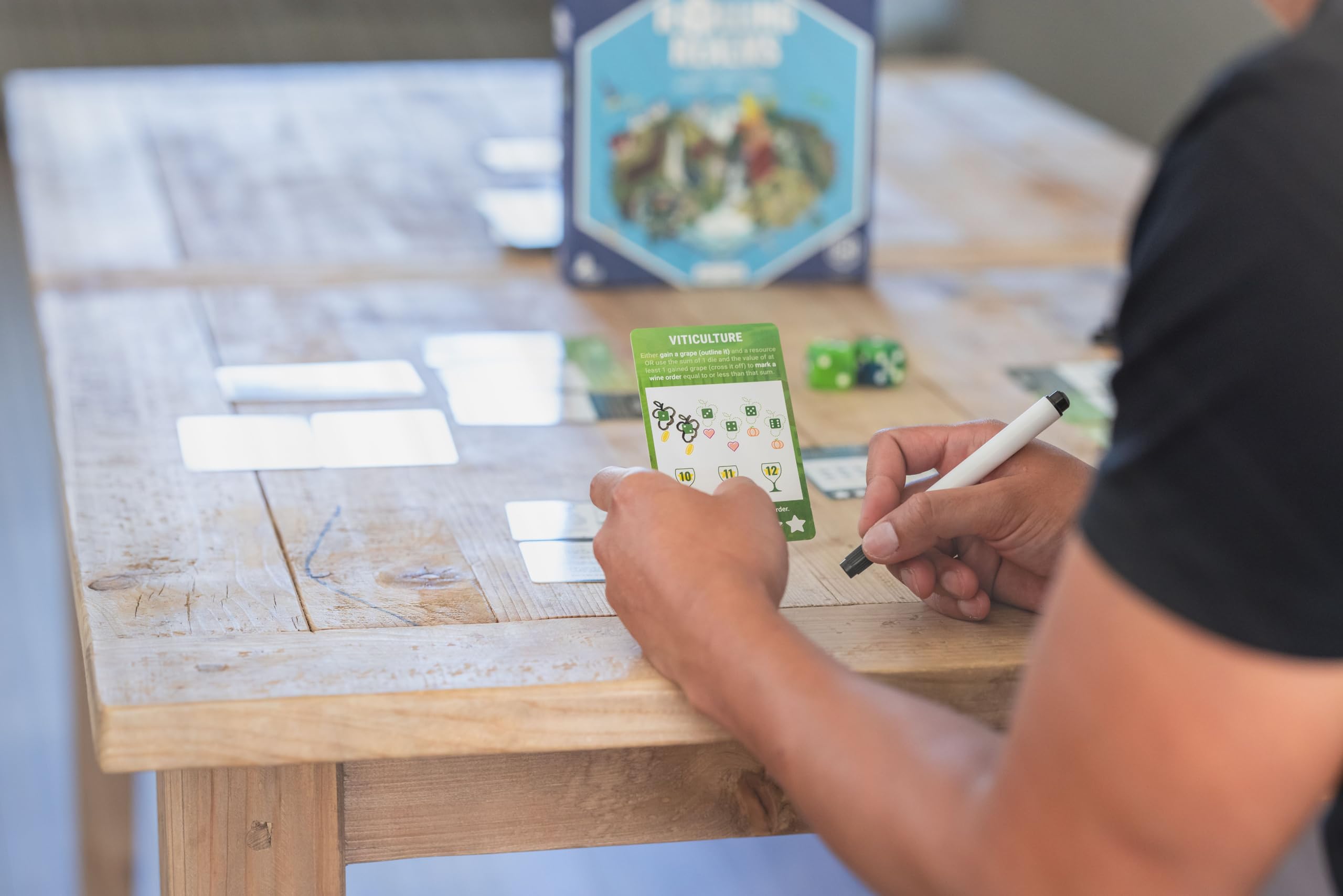 Stonemaier Games: Rolling Realms | A Light Strategic Roll-and-Write Game for Families and Adults | 1-6 Players, 30 Mins, Ages 14+