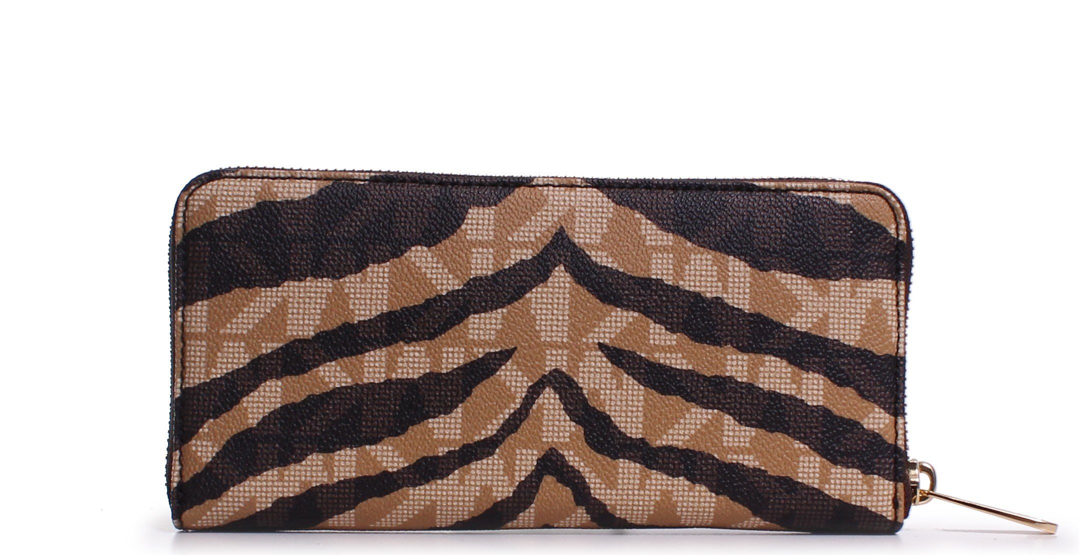 Michael Kors Travel Zip Continental Wallet in Dark Khaki