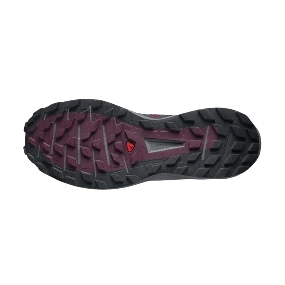 Salomon Sense Ride 4 Trail Running Shoes for Women, Wine Tasting/Quiet Shade/Ebony, 8