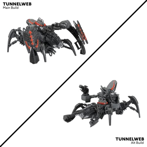 Snap Ships Komplex Tunnelweb K.L.A.W. Spider Mech - Build to Battle - Make 2 Different Builds - Ages 8+