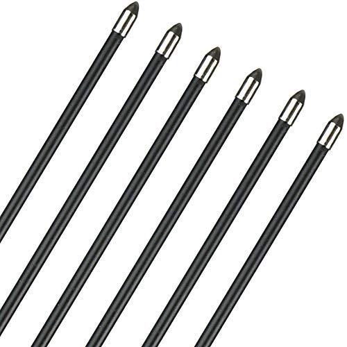 CQ 28inch Target Archery Arrows Practice Fiberglass Arrows for Recurve Bow Training Arrows for Kids Youth and Teens-12pcs Pack(Orange)