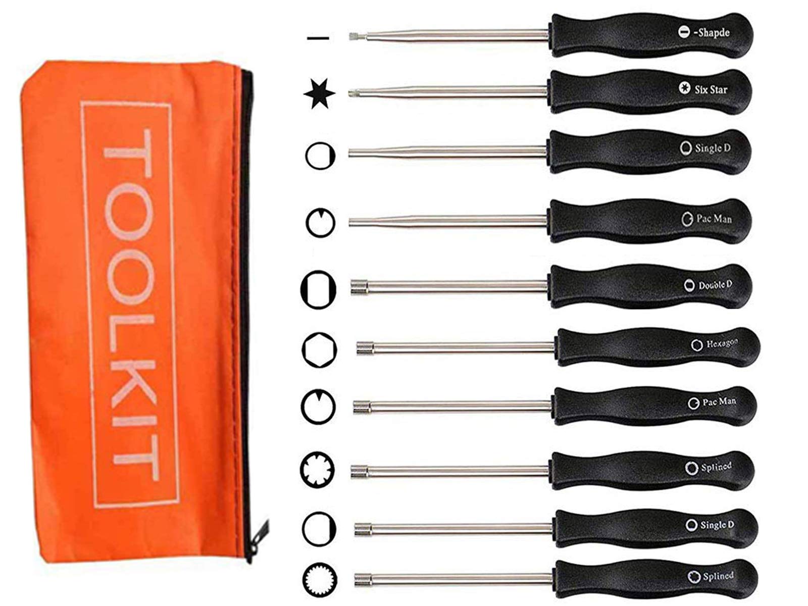 Carburetor Adjustment Tool Kit for Common 2 Cycle Small Engine - Carburetor Screwdriver, Carb Tool, Carburetor Adjusting Tool - Carb Adjustment Tool - Chainsaw Carb Adjusting Tool Set